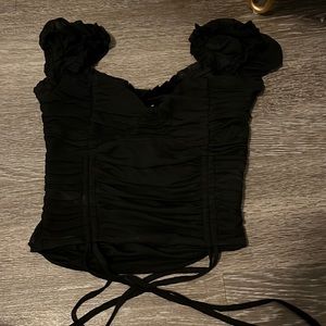 Tiger Mist | Tops | Nwt Tiger Mist Brown Corset Top Small | Poshmark